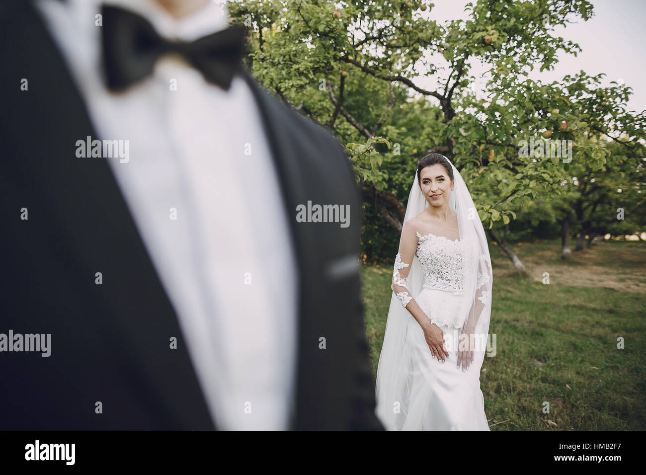 bride and groom Stock Photo - Alamy