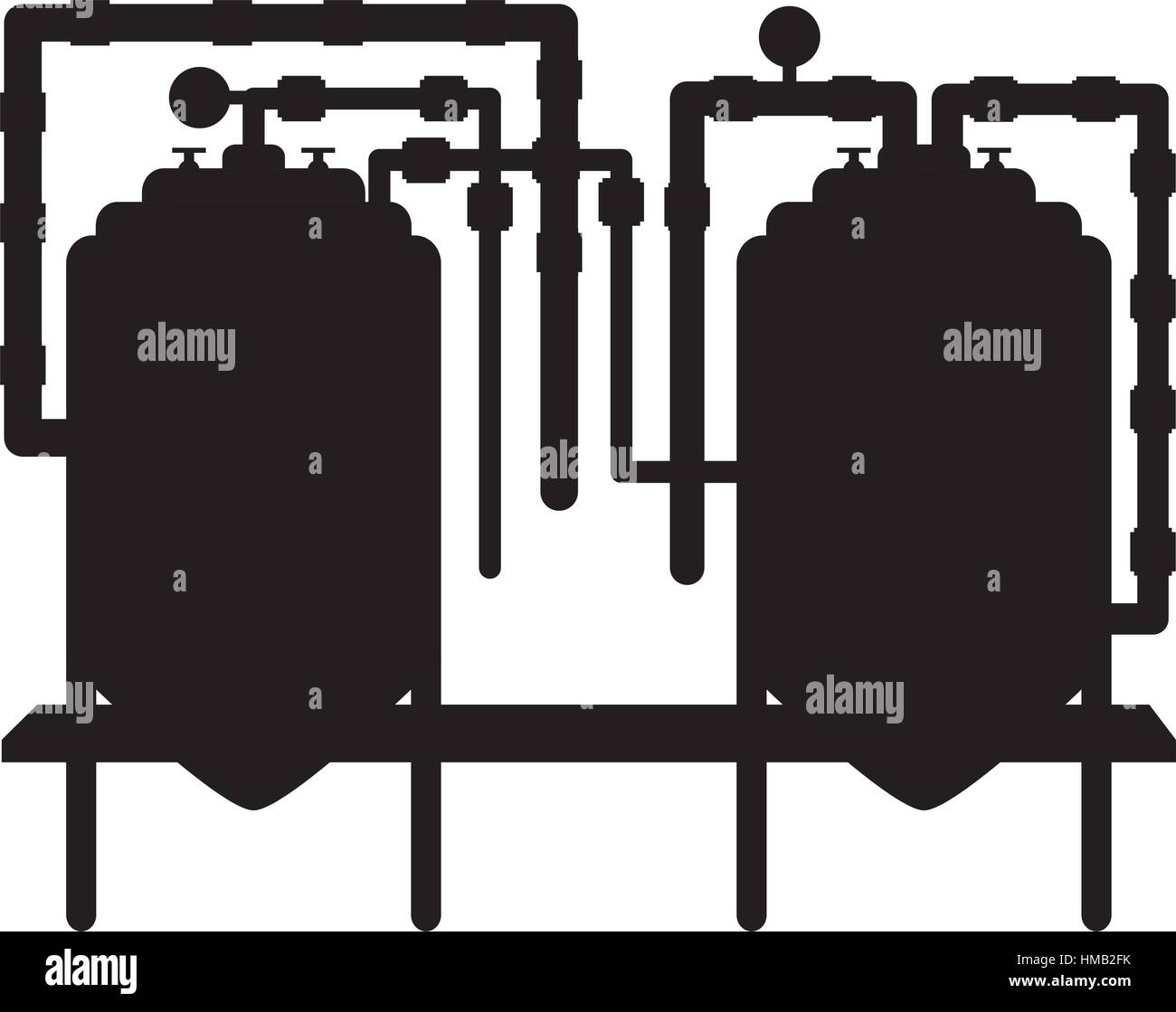 black beer tanks icon image design, vector illustration Stock Vector ...