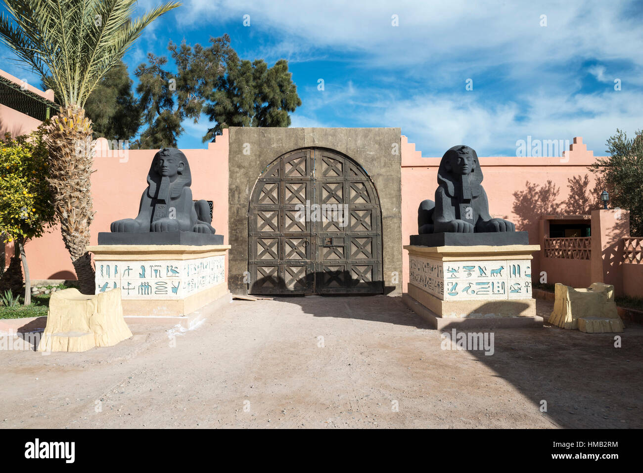 Film studio in Quarzazate, Morocco, Africa Stock Photo - Alamy