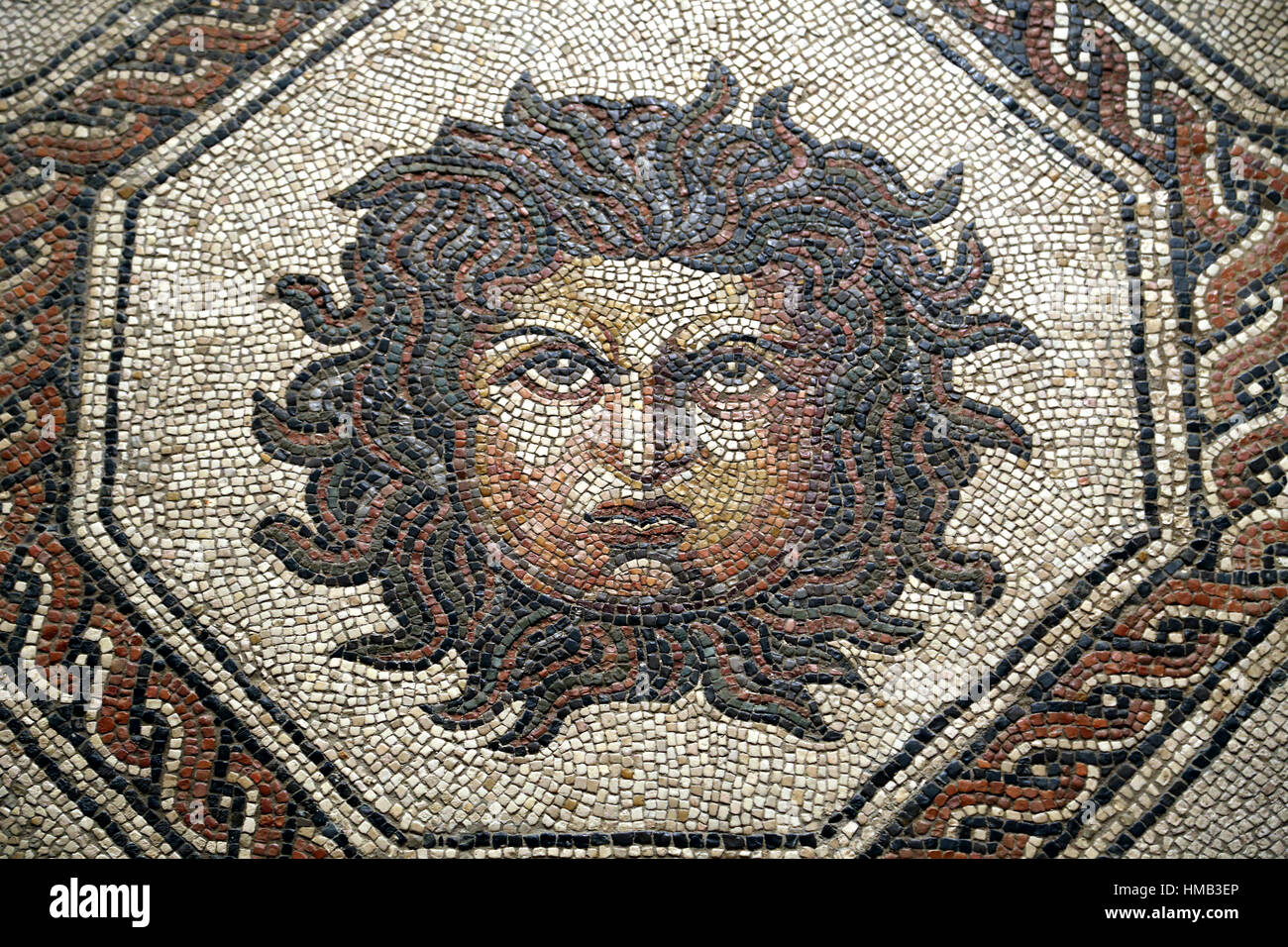 Roman mosaic medusa hi-res stock photography and images - Alamy