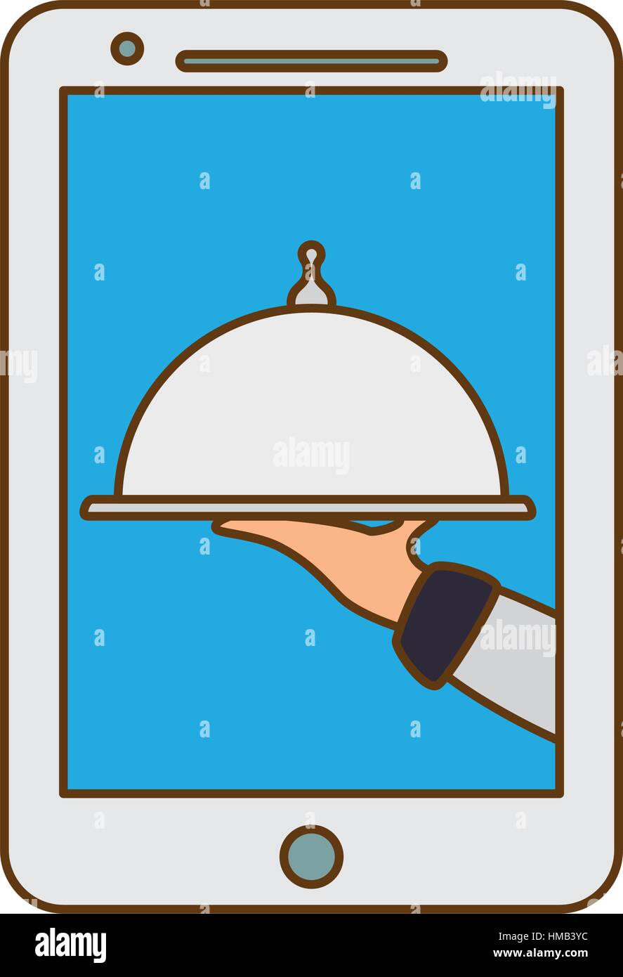 fast food order website icon, vector illustration image Stock Vector ...