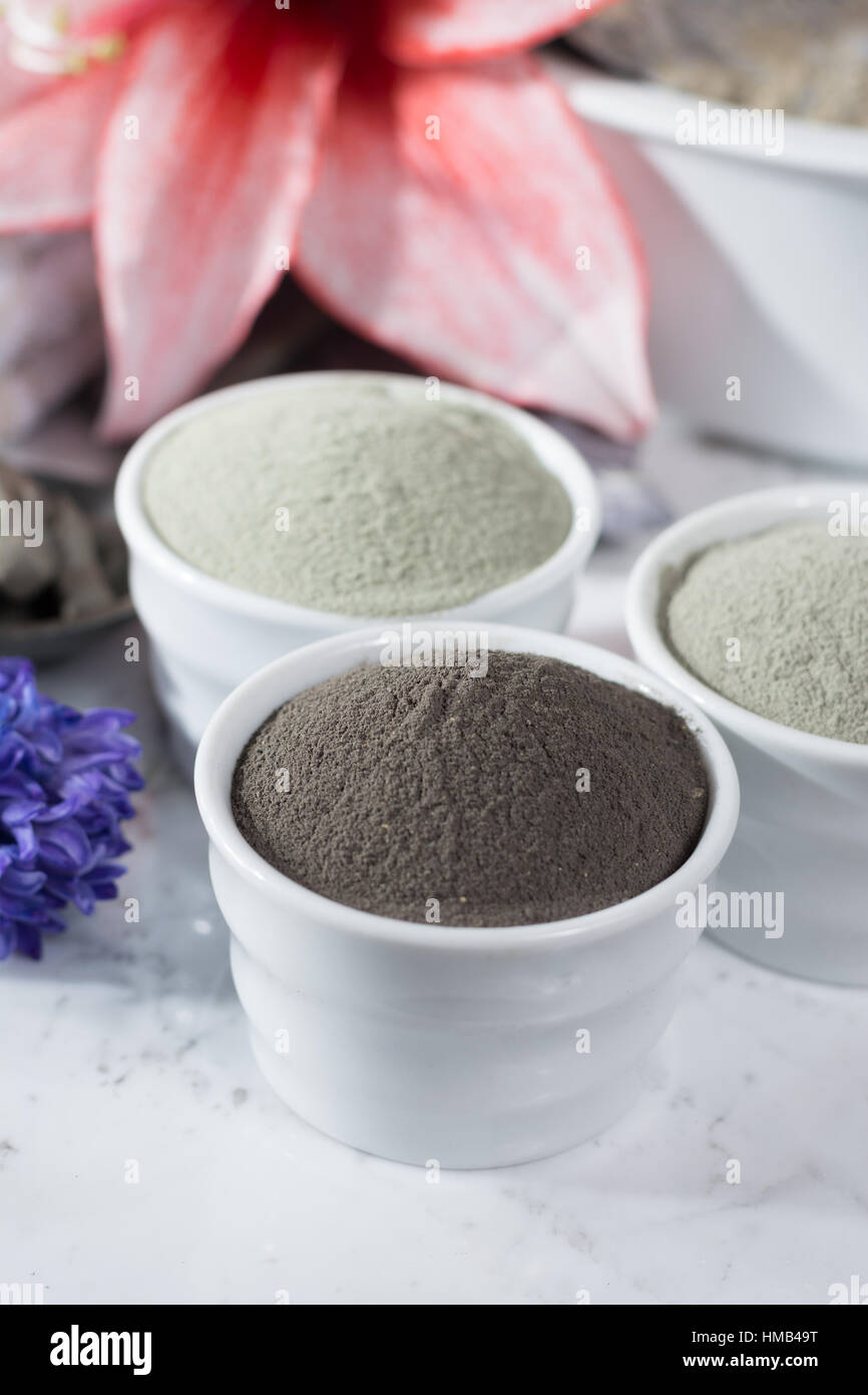 Ancient minerals - luxury face and body spa treatment, clay powder and ...
