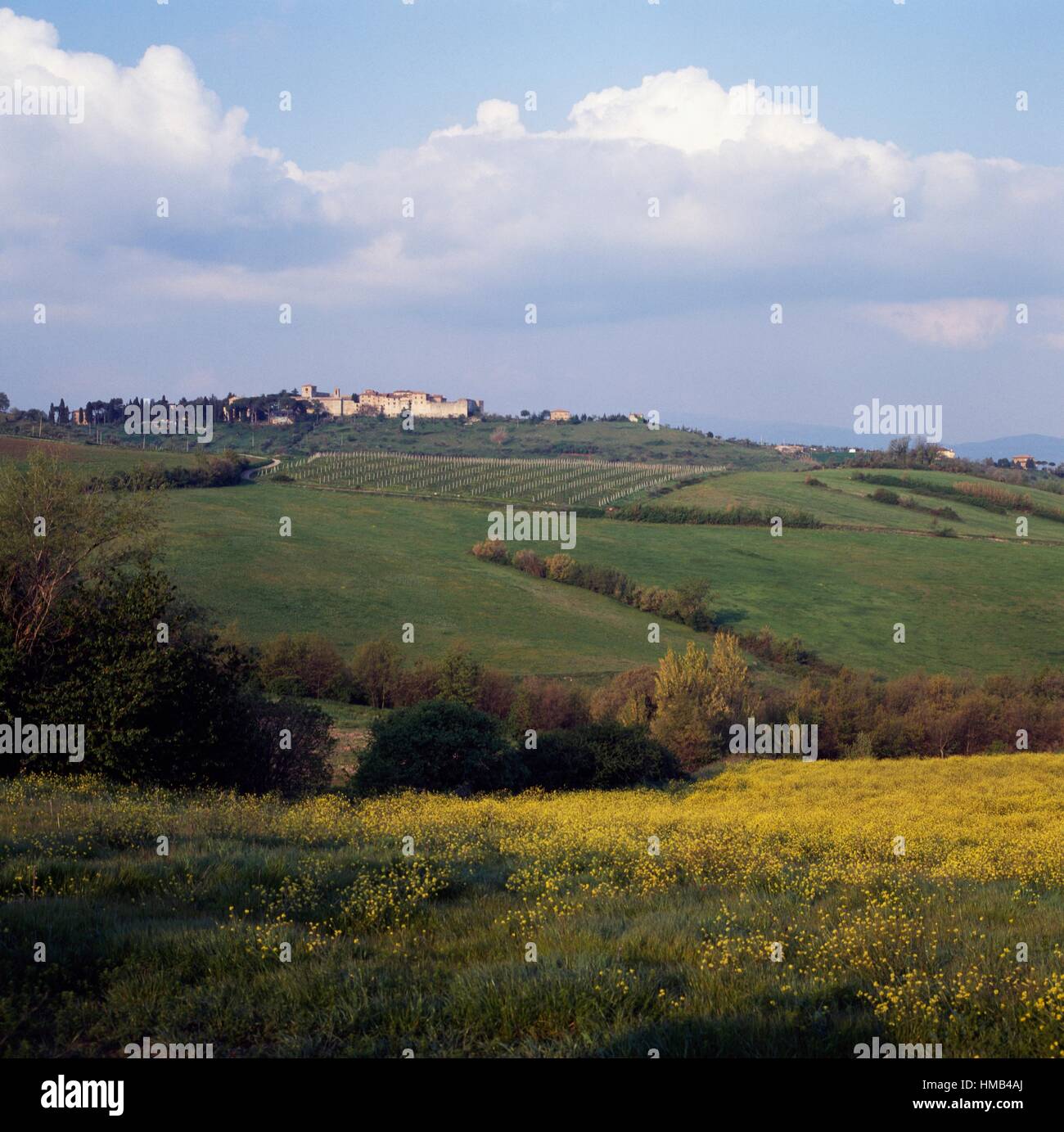 Castle of Collelungo, Umbria, Italy Stock Photo - Alamy