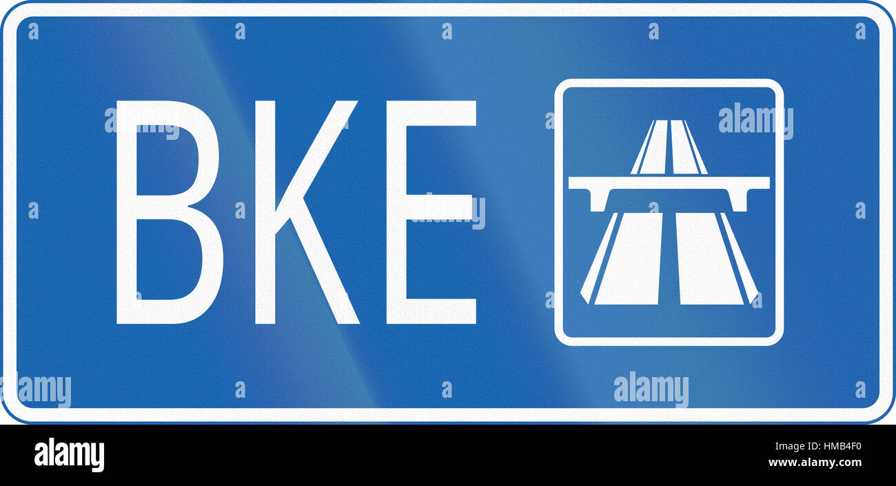 Route Sign of Bukit Timah Expressway in Singapore Stock Photo - Alamy