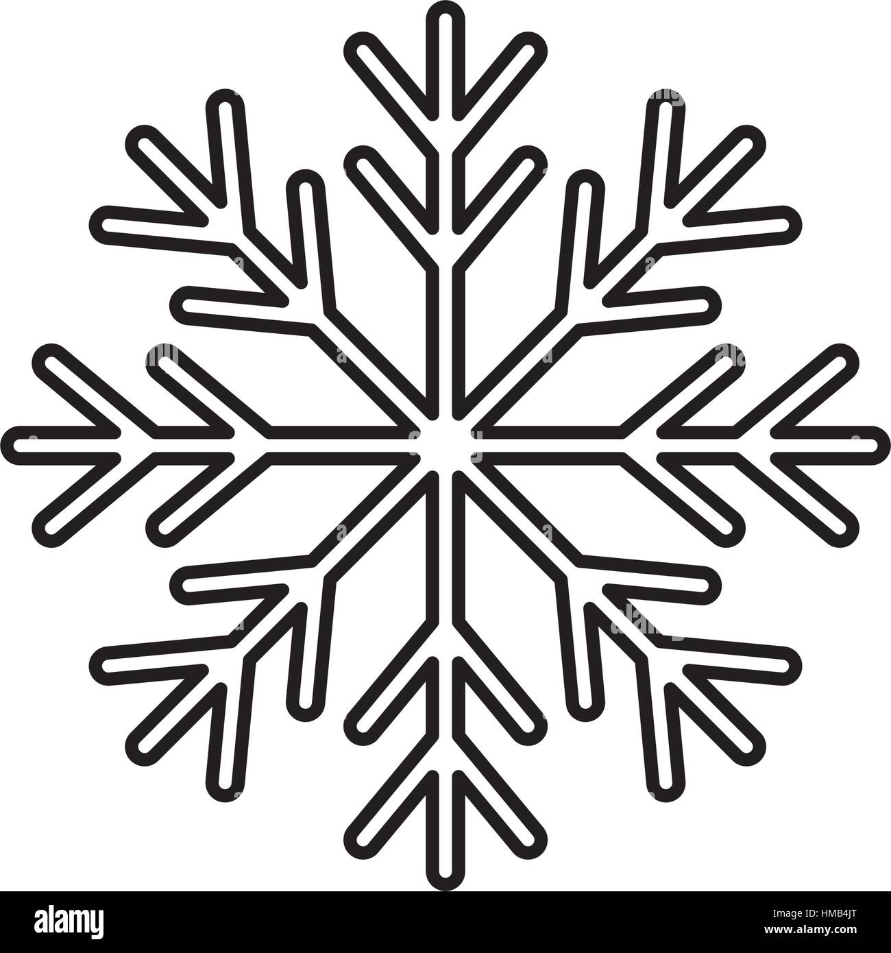 Snowflake winter symbol icon vector illustration graphic design Stock ...