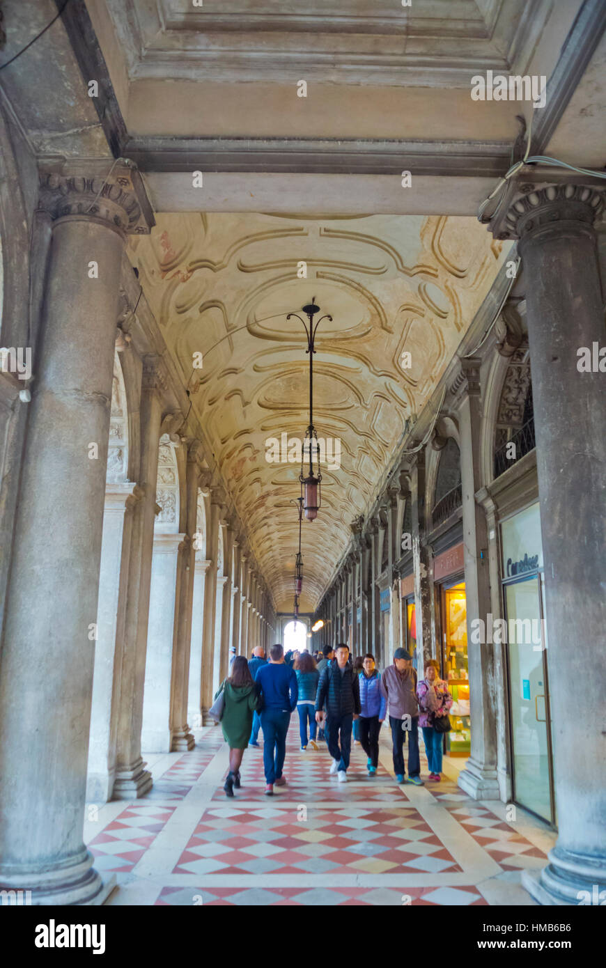 Portico, piazza San Marco, Venice, Veneto, Italy Stock Photo - Alamy