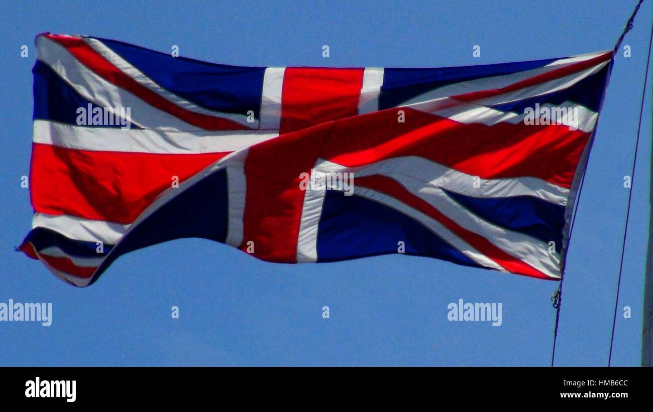 British Flag For Uk Stock Photo - Alamy
