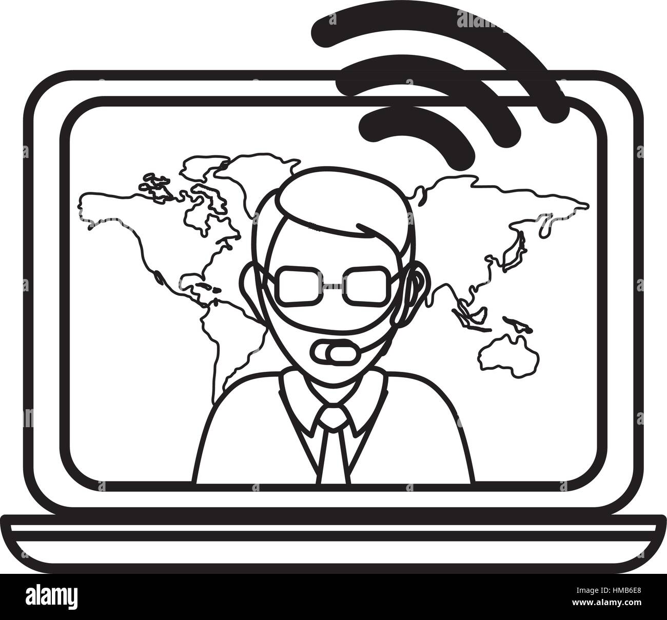 Call center and customer service icon vector illustration graphic ...