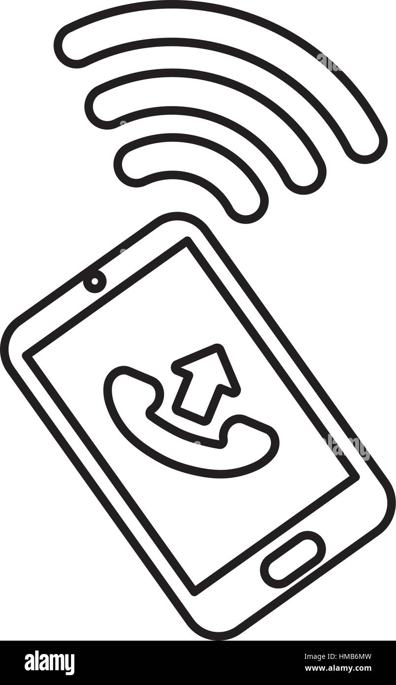 Call answer symbol icon vector illustration graphic design Stock Vector ...