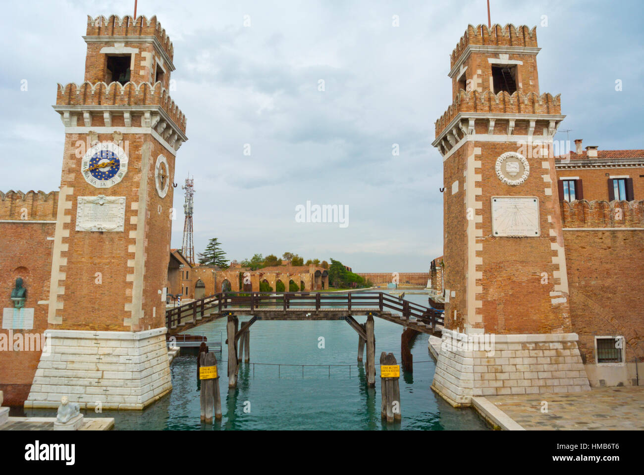 Arsenale di Venezia, the Arsenal, a shipyard, Castello, Venice, Veneto ...