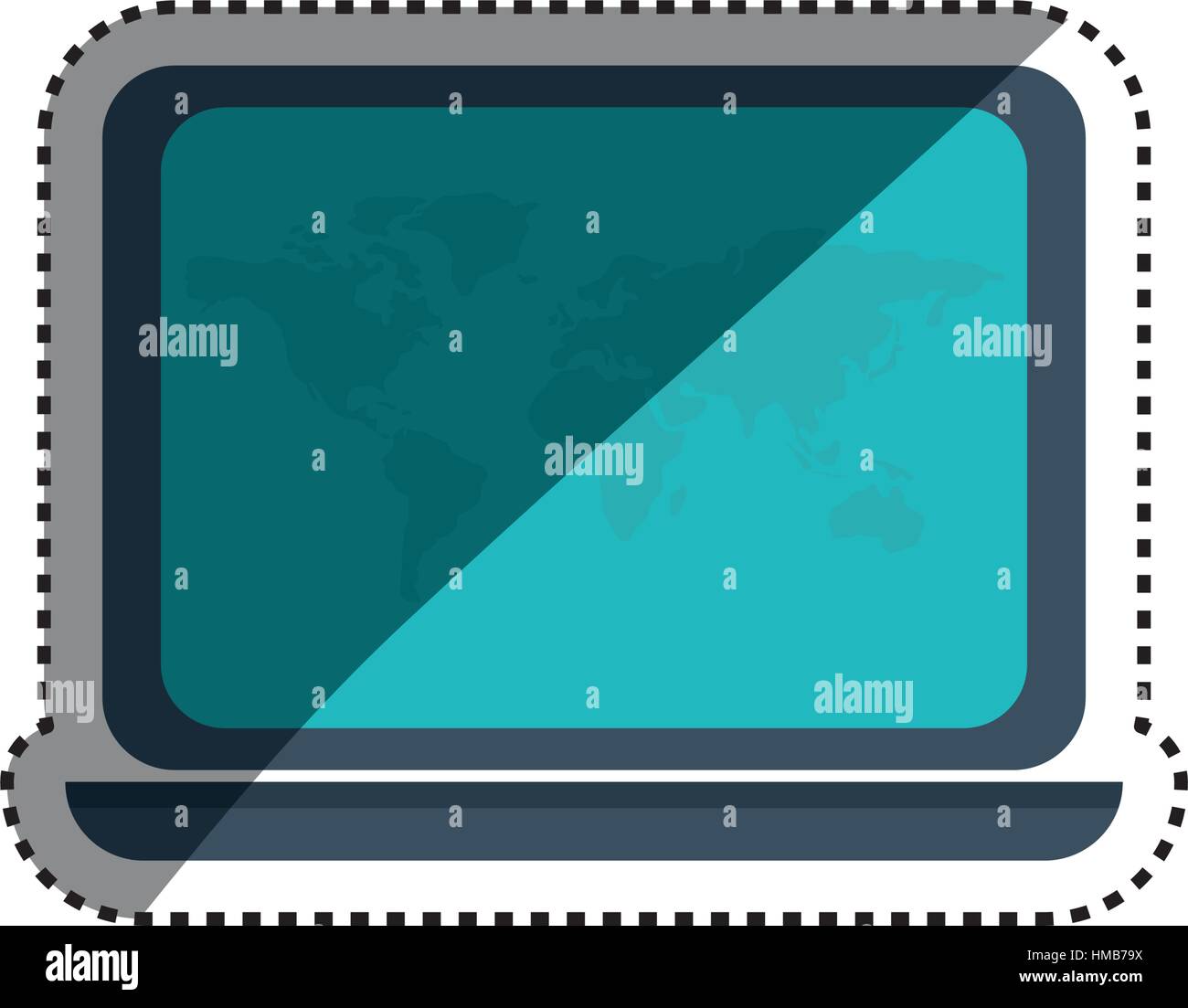 Laptop pc technology icon vector illustration graphic design Stock ...