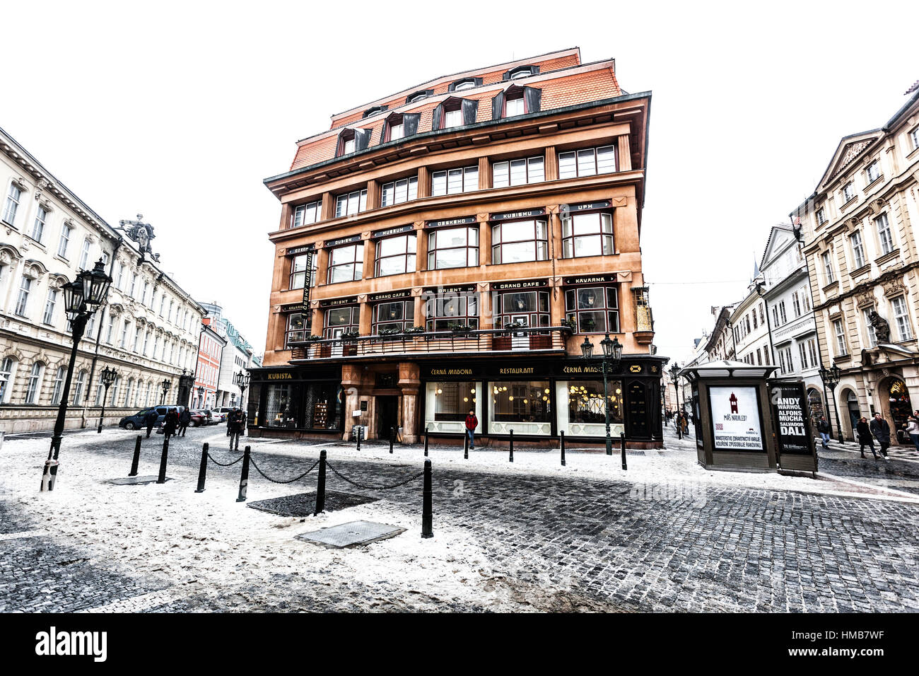 The House of the Black Madonna Prague cubist building in the Old Town ...