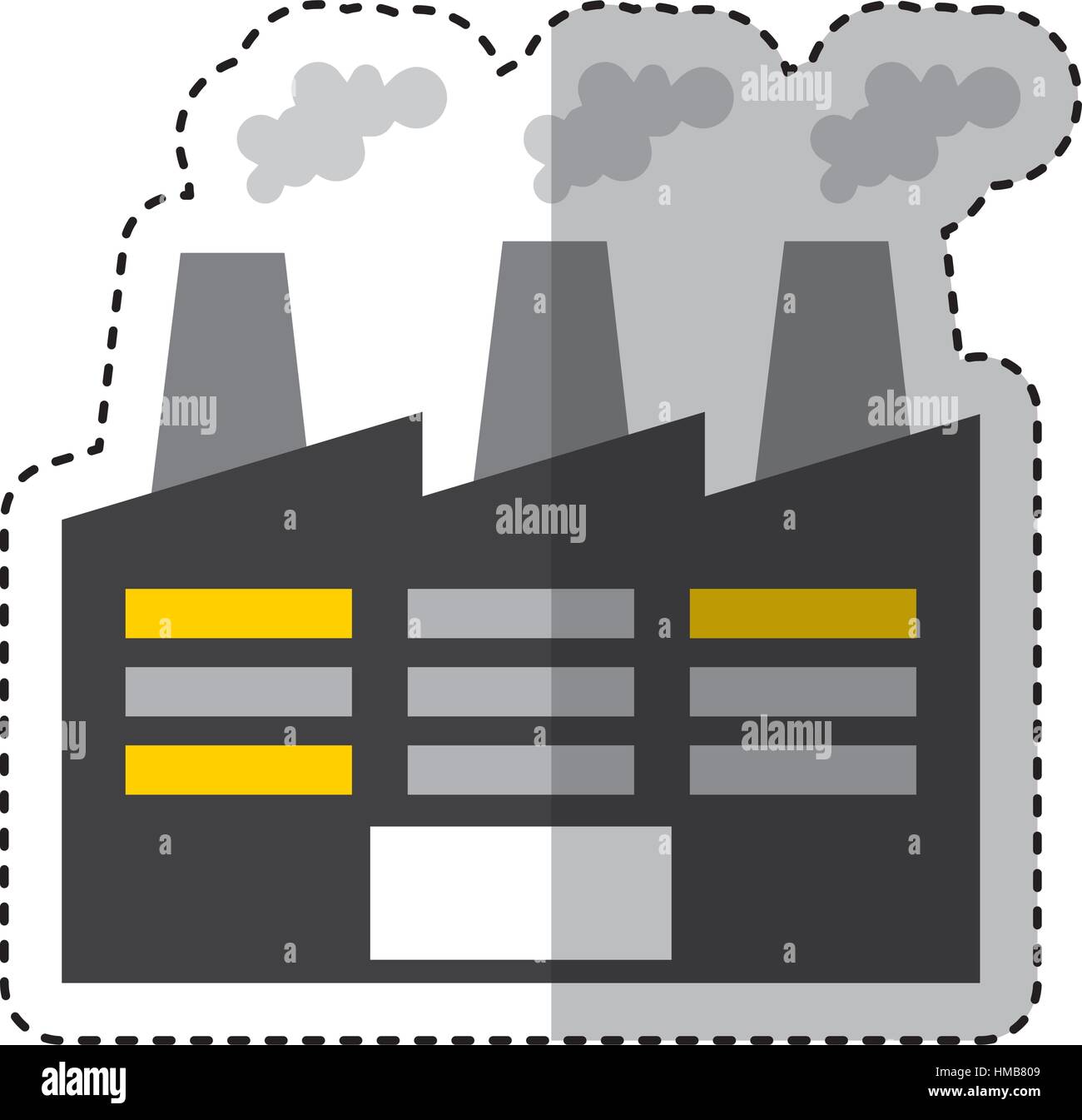 factory plant industrial building vector illustration design Stock ...