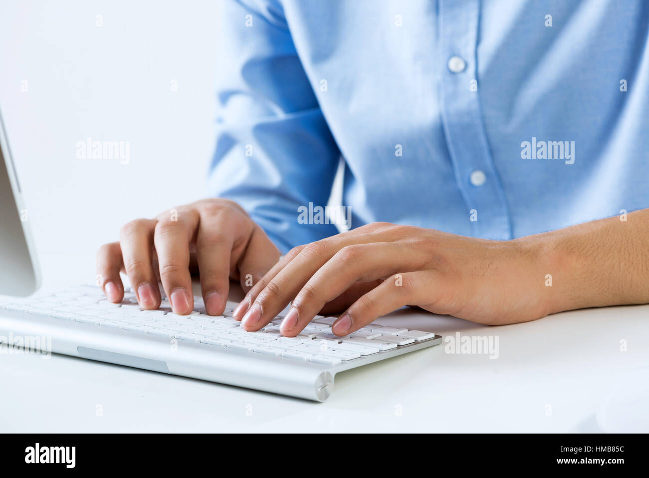 Man at work Stock Photo - Alamy