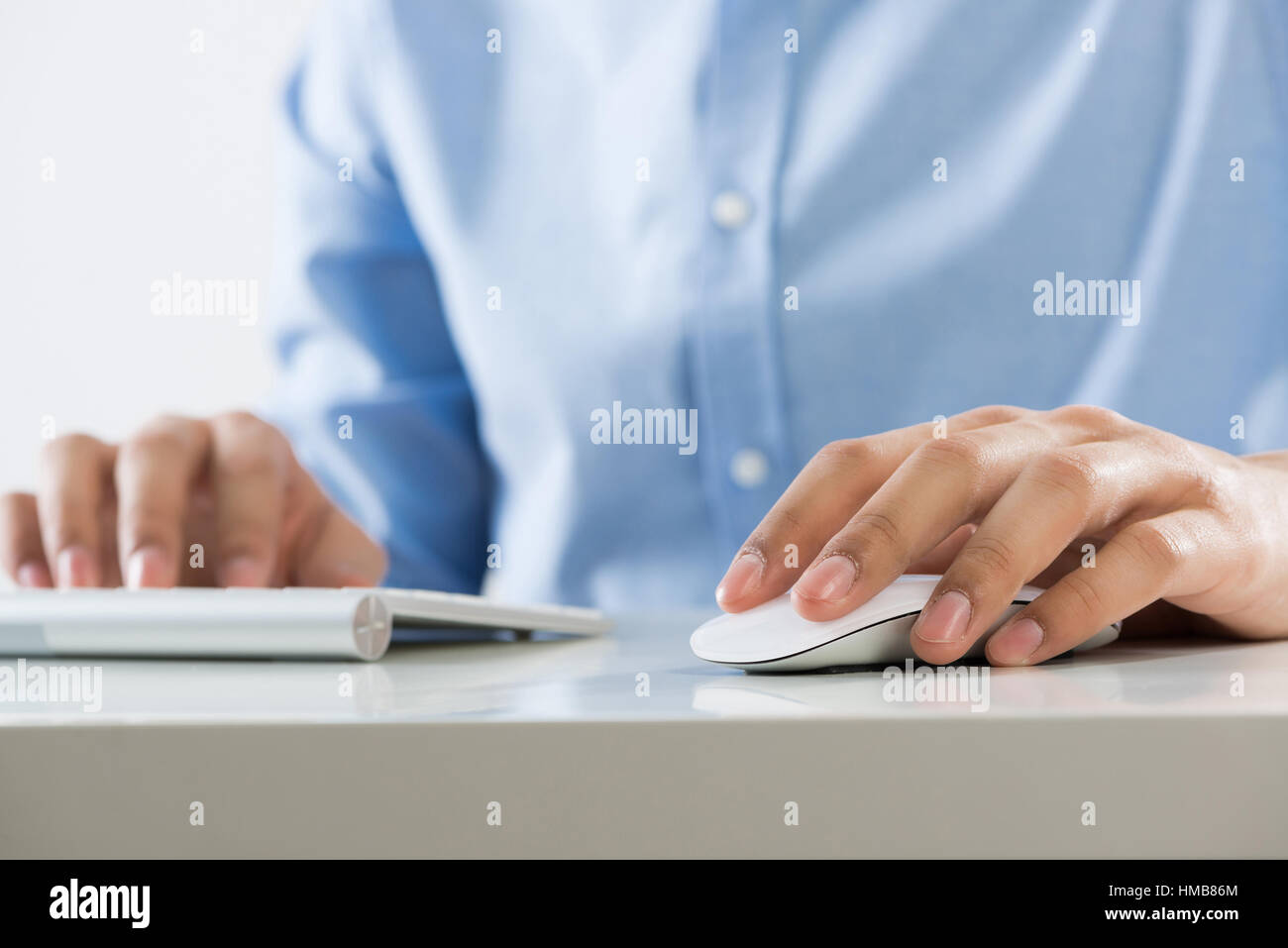 Man at work Stock Photo - Alamy