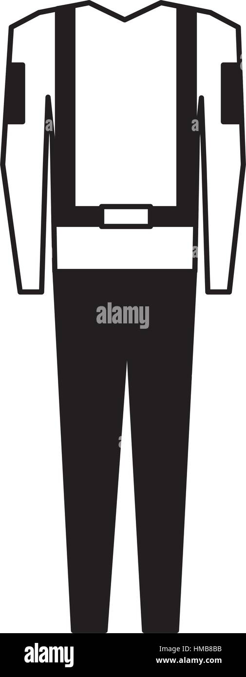 suit safety uniform icon vector illustration design Stock Vector Image ...
