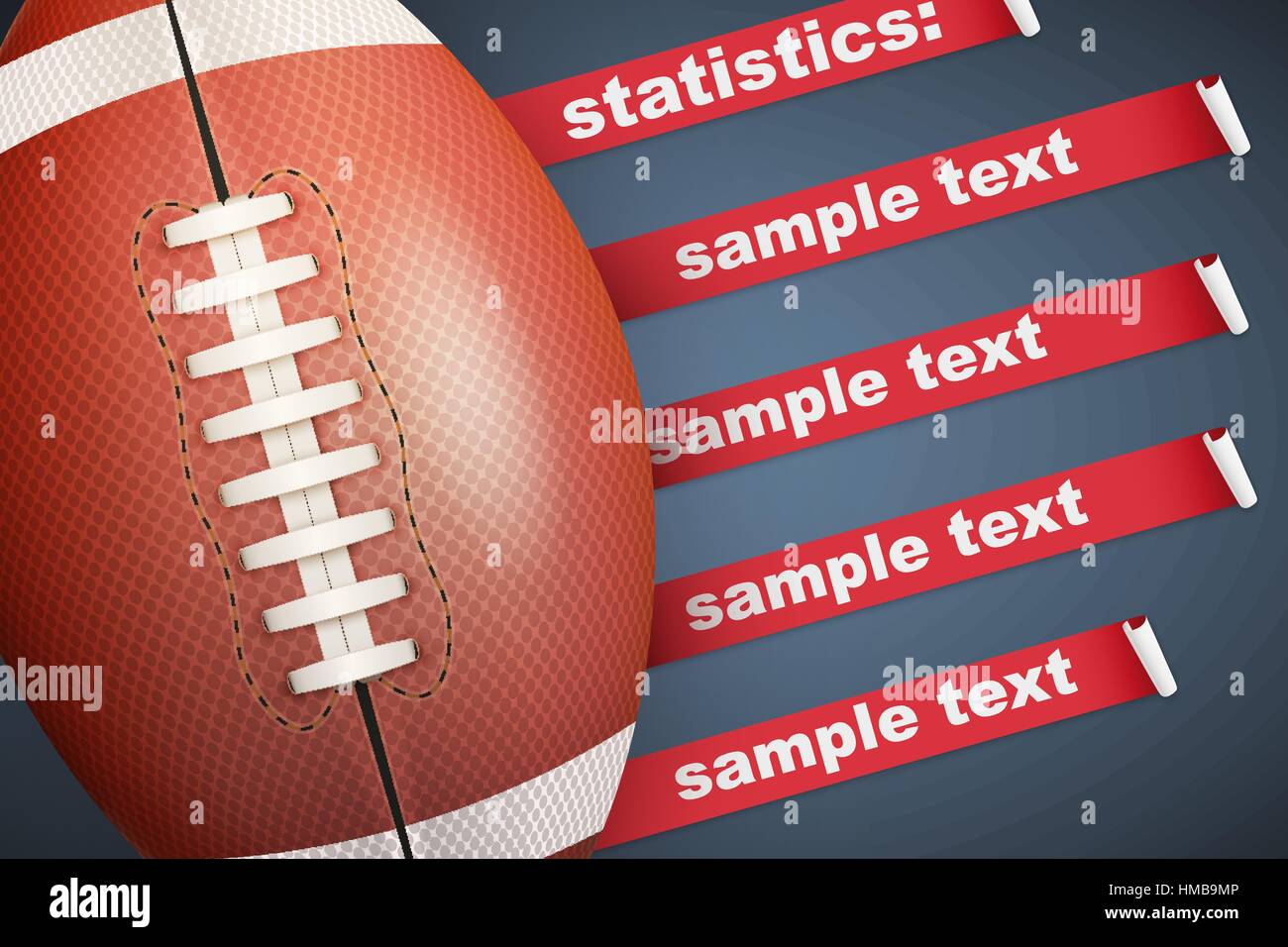 Background of Statistics American Football Stock Vector Image & Art - Alamy