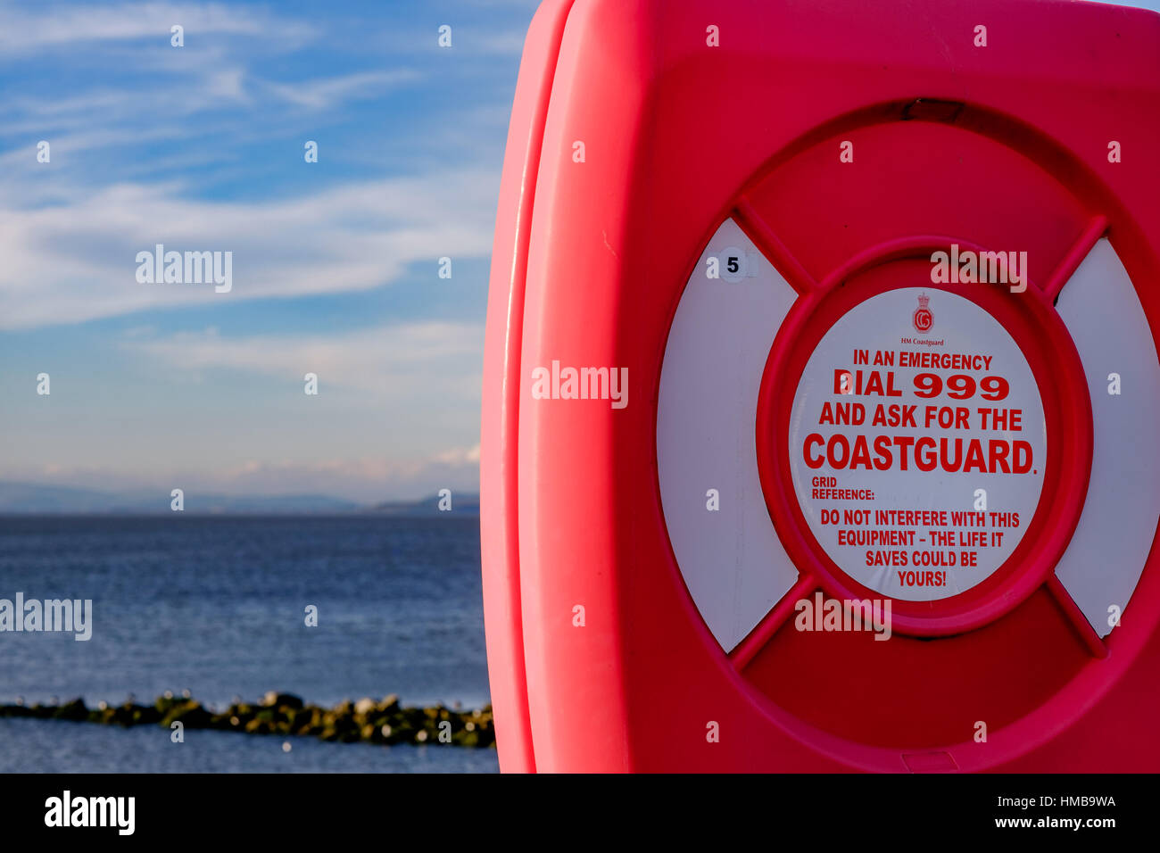 Warning signs Morecambe Bay Stock Photo - Alamy