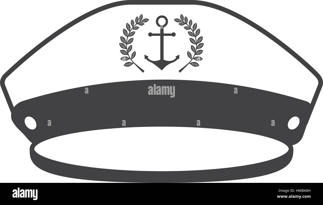 sailor cap isolated icon vector illustration design Stock Vector Image ...