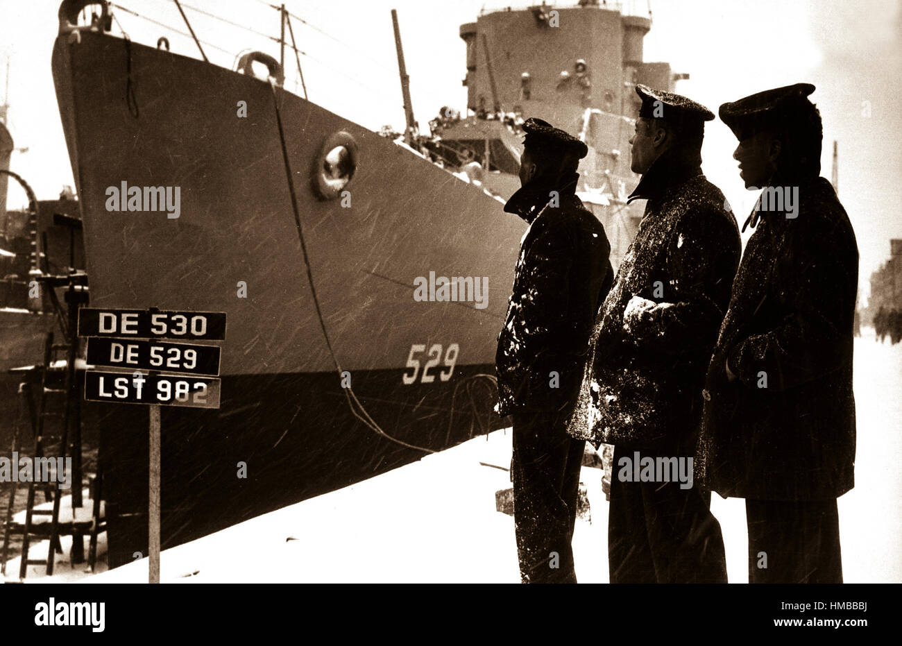 Negro sailors of the USS MASON commissioned at Boston Navy Yard 20 ...
