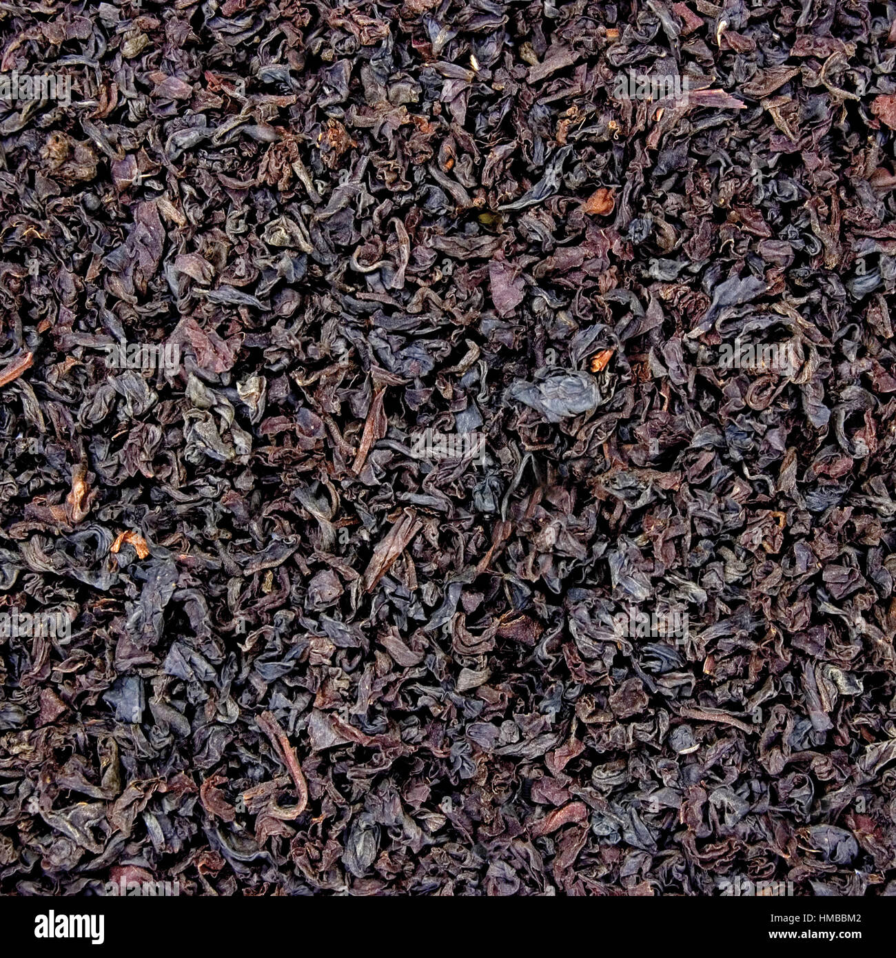 Detailed Black Loose Tea Leaf Texture Macro Closeup Background Pattern ...