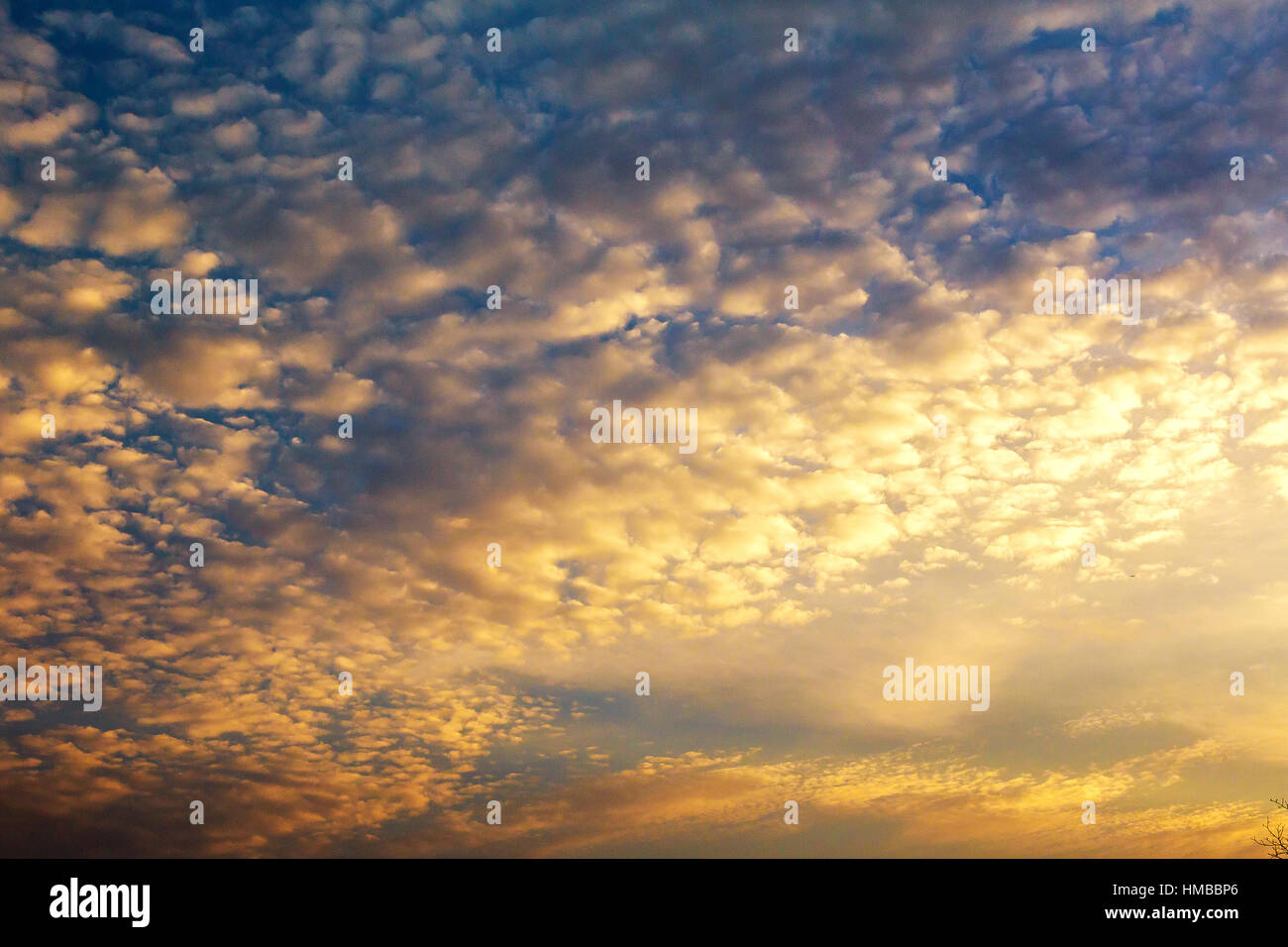 Early morning sky with colors from deep blue to orange. morning sky ...
