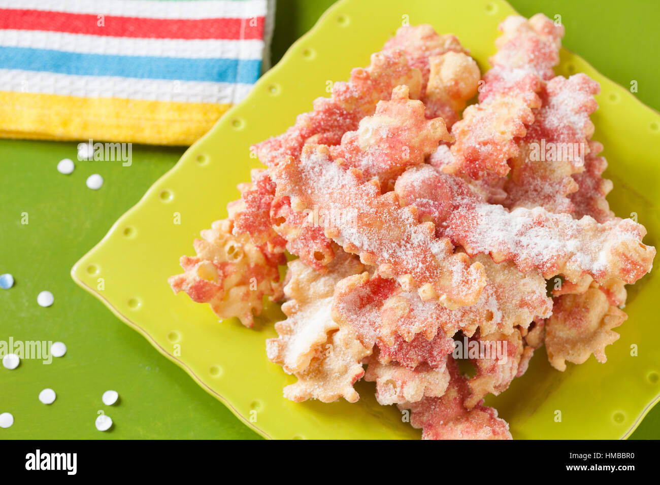 Italian crostoli hi-res stock photography and images - Alamy