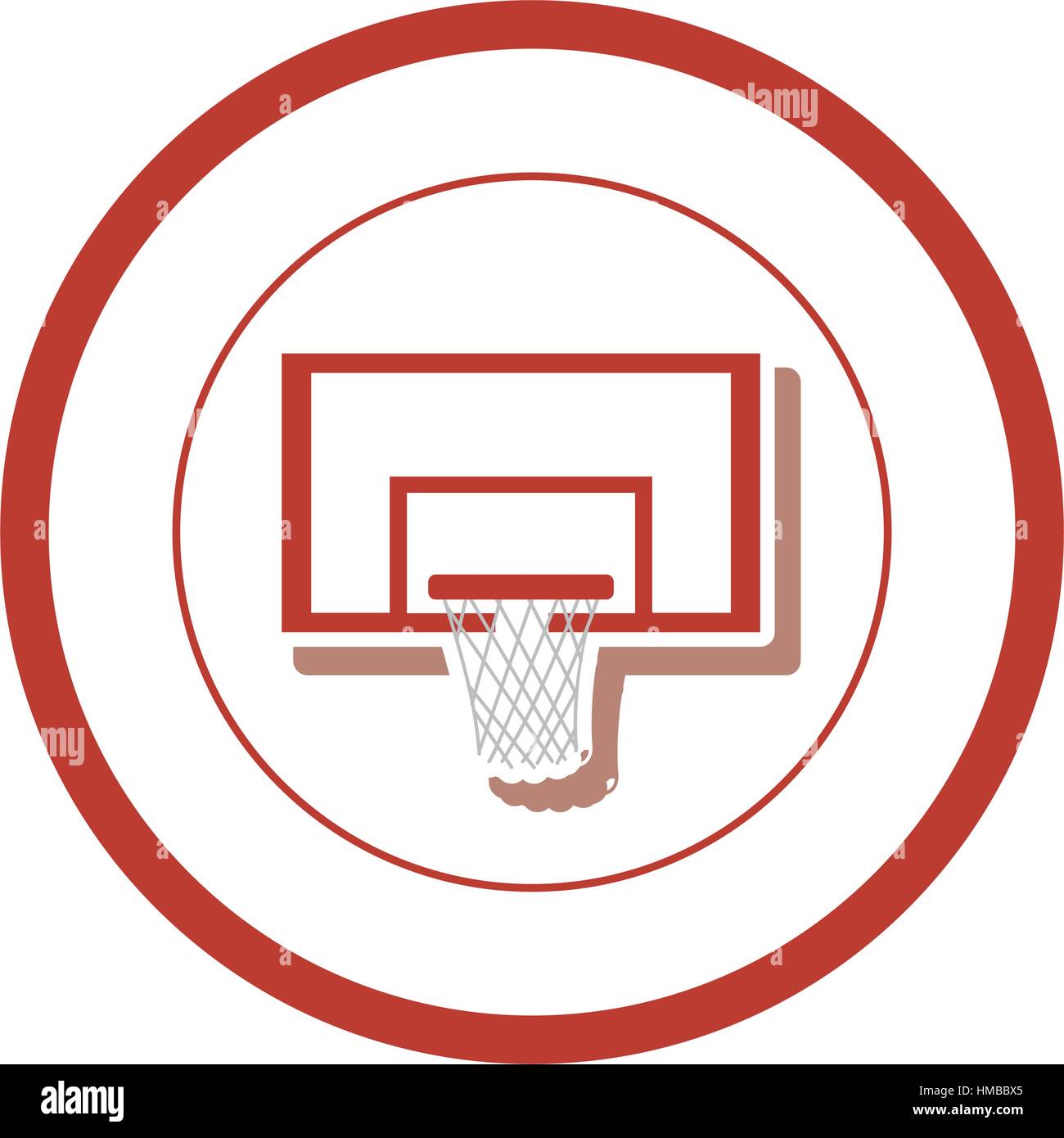 Basketball board sport icon vector illustration graphic design Stock ...
