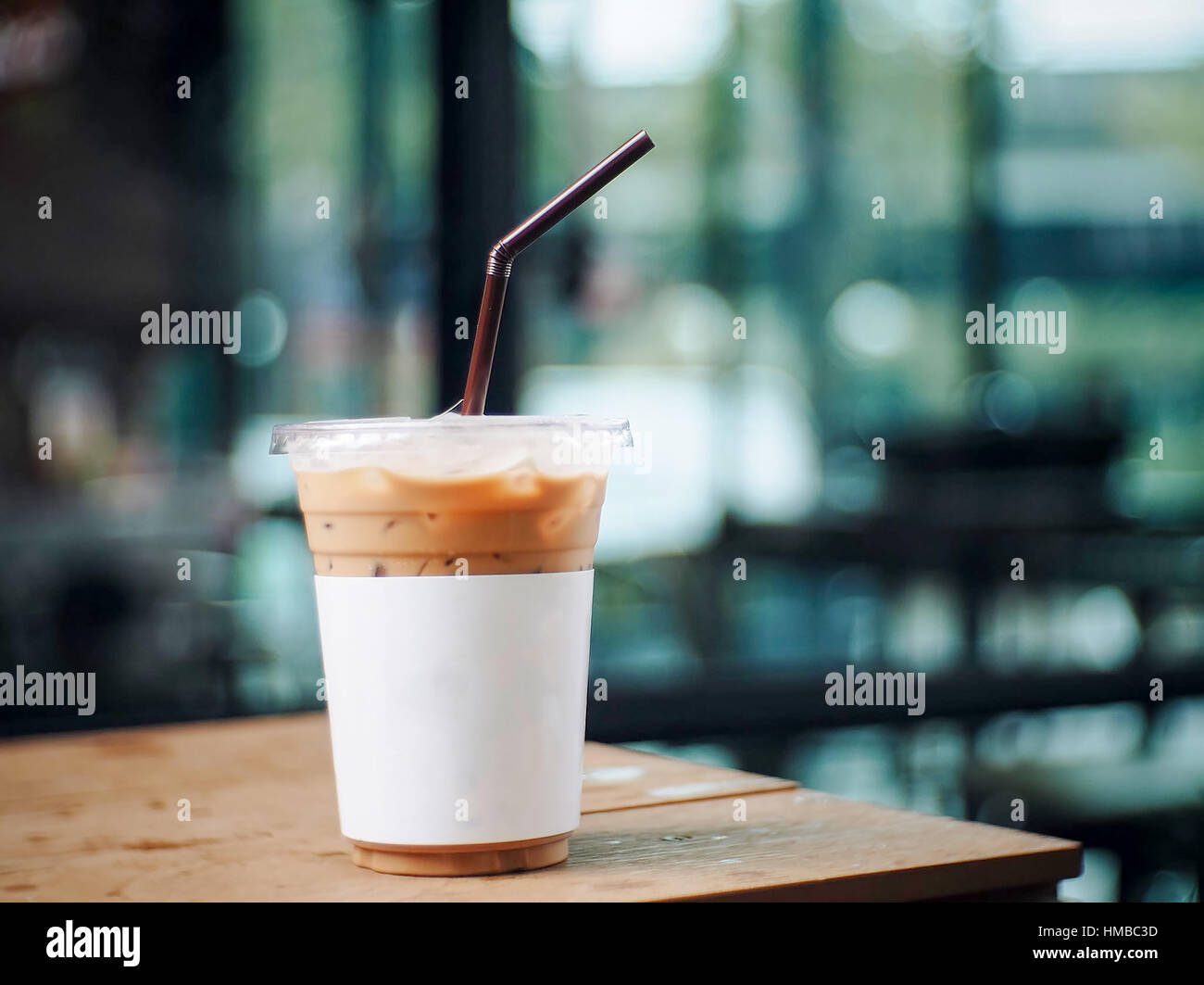 Iced coffee on a plate hi-res stock photography and images - Alamy