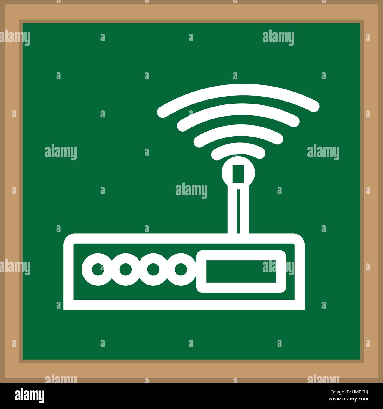 Internet wifi router icon vector illustration graphic design Stock ...