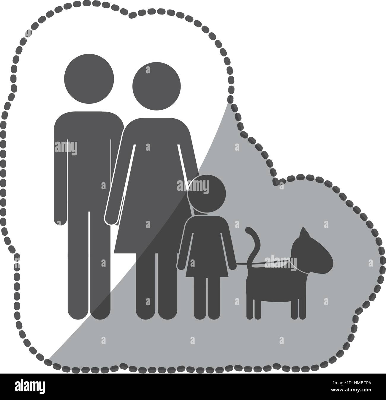 Cute family pictogram icon vector illustration graphic design Stock ...