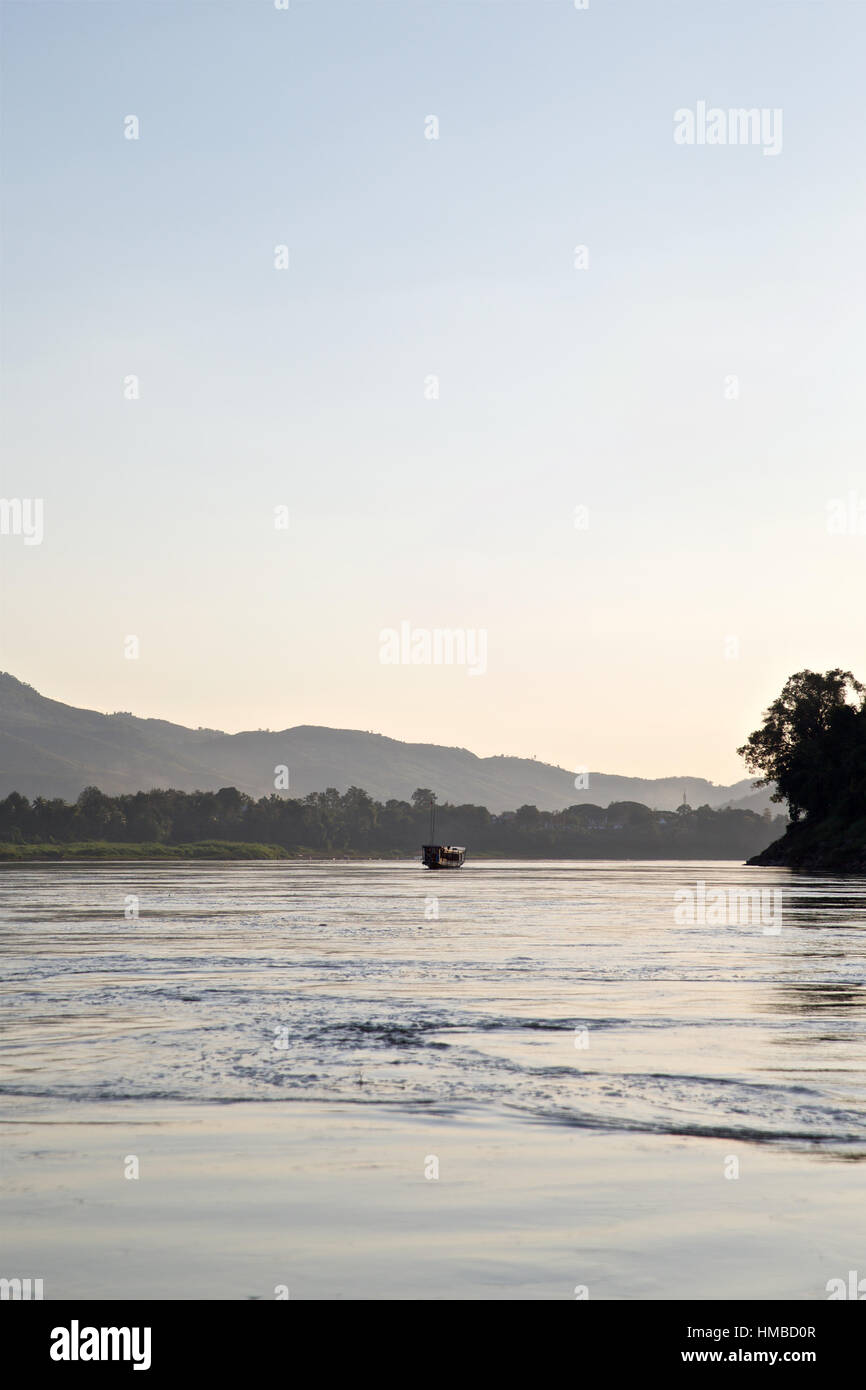 Mekong river, Luang Prabang Stock Photo - Alamy