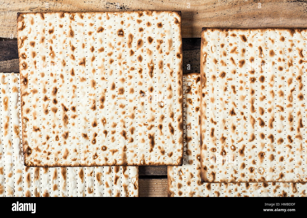 Jewish matza on Passover Stock Photo - Alamy