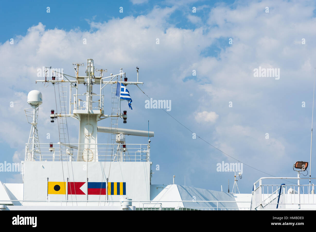 Abstract and conceptual technology, radar on a ship. ARPA is one of ...