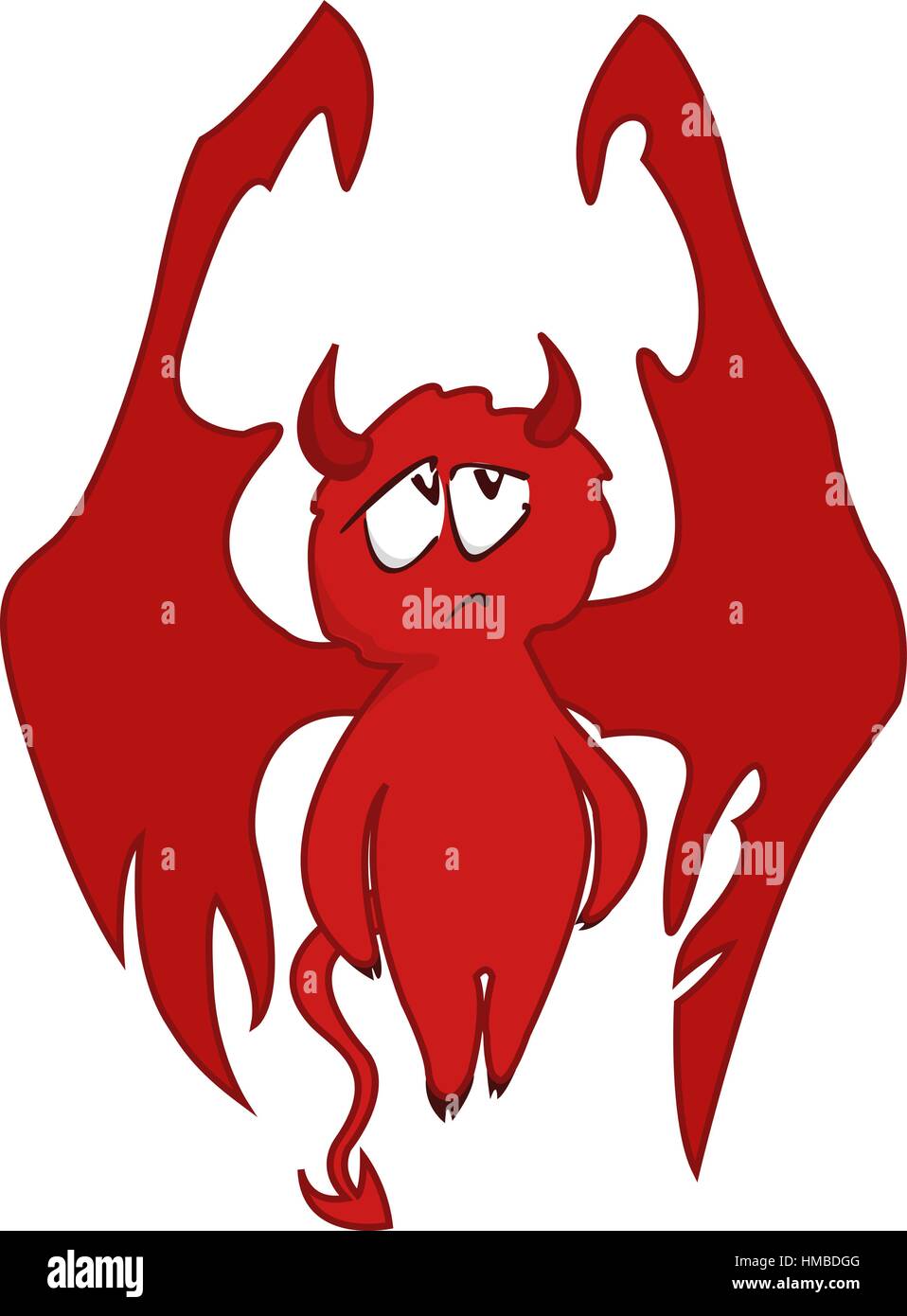 A cute little devil Stock Vector Image & Art - Alamy