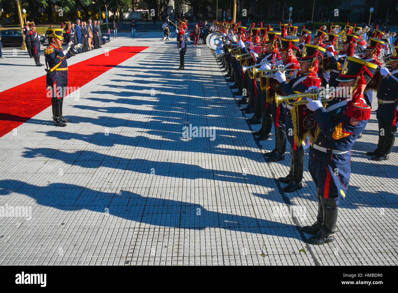 Buenos Aires, Argentina. 22 Aug, 2016. Members of the Argentine ...