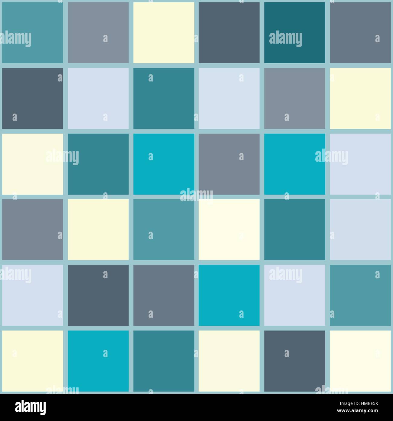 Bright mosaic seamless pattern background square tiles. Vector ...