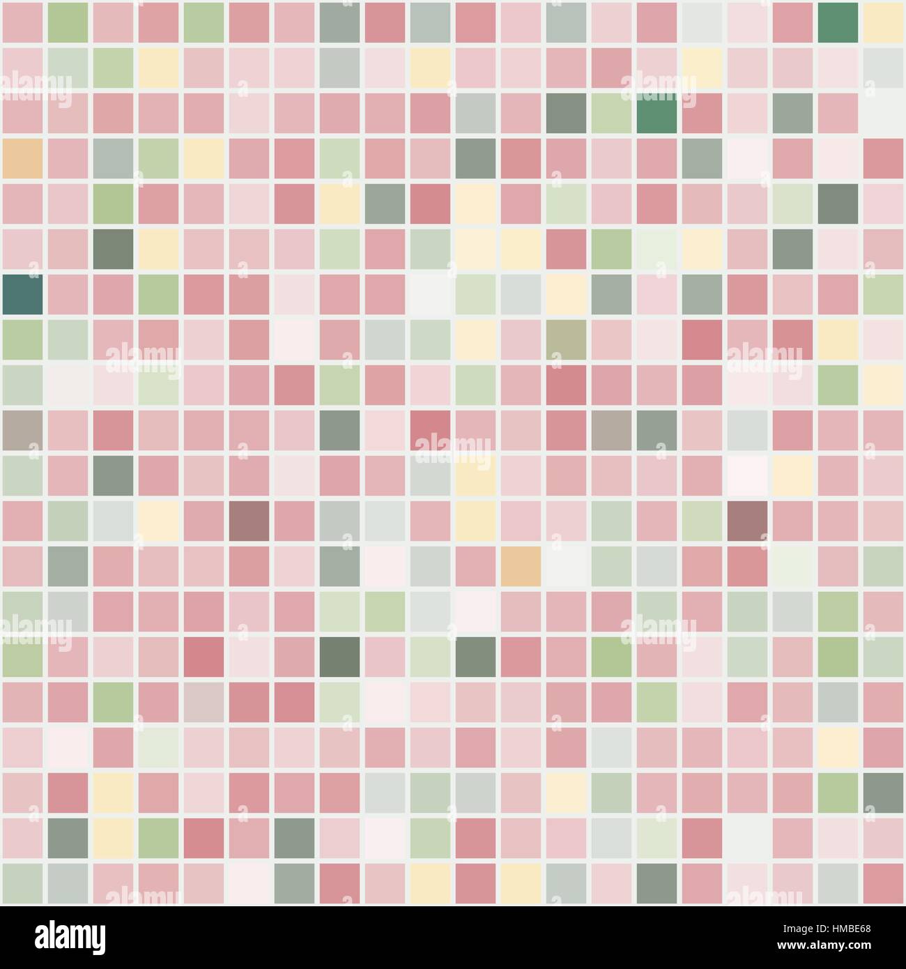 Bright mosaic seamless pattern background square tiles. Vector ...