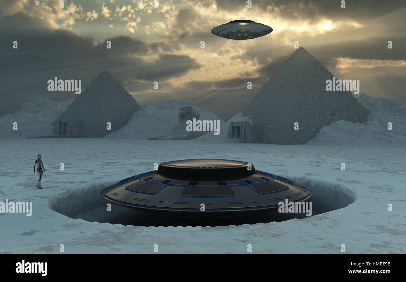 Ancient Civilization At The Antarctic Stock Photo - Alamy