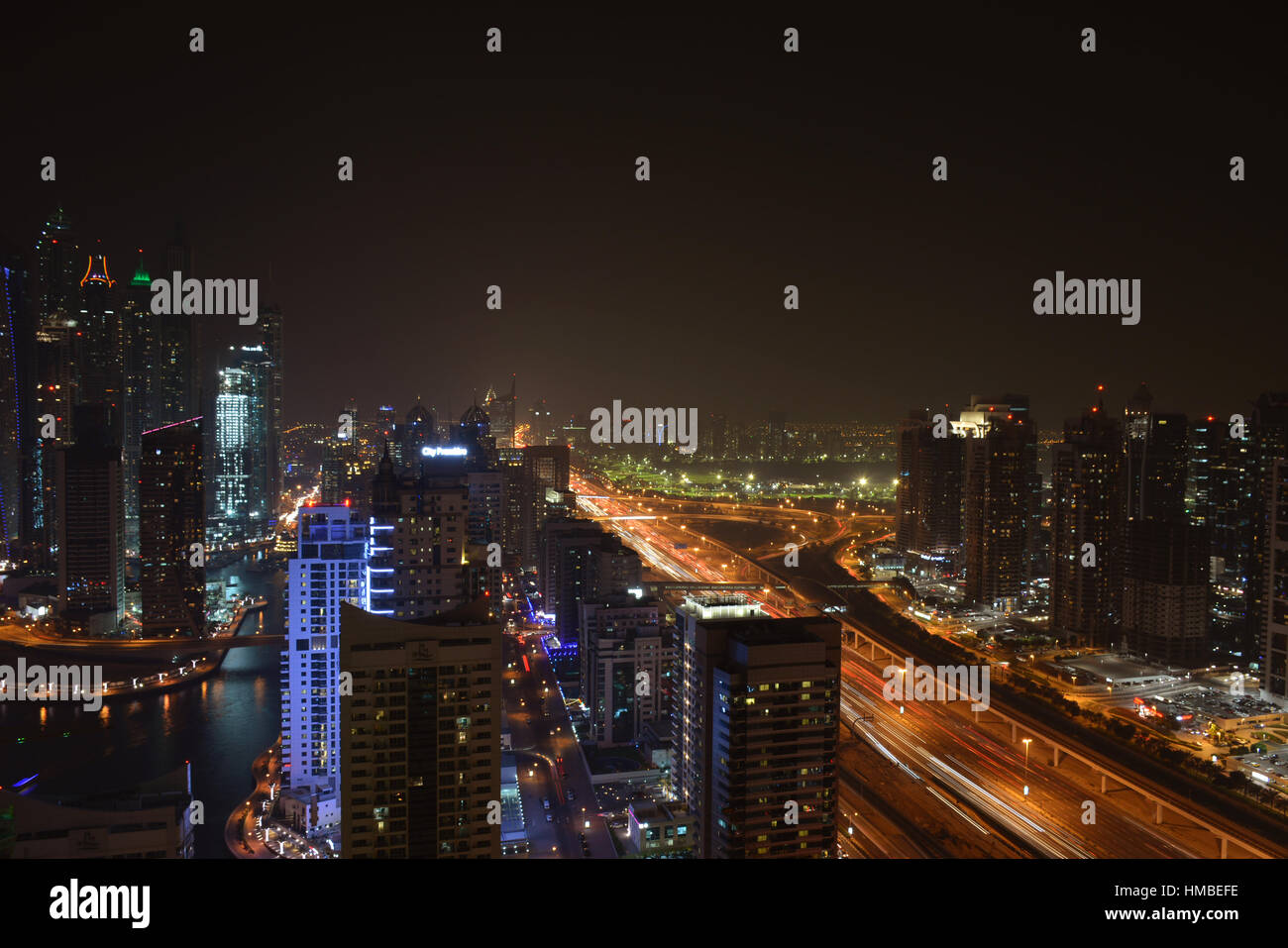 Dubai Marina , View, UAE Stock Photo - Alamy