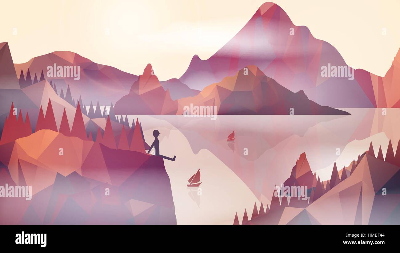 Pacific ocean coast on Stock Vector Images - Alamy