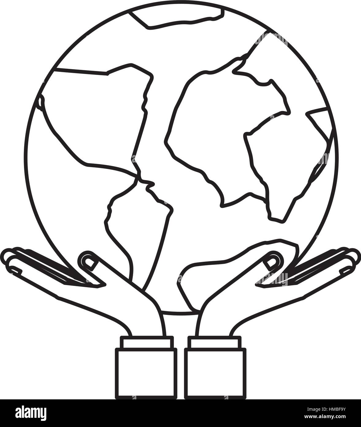 Save the world icon vector illustration graphic design Stock Vector ...