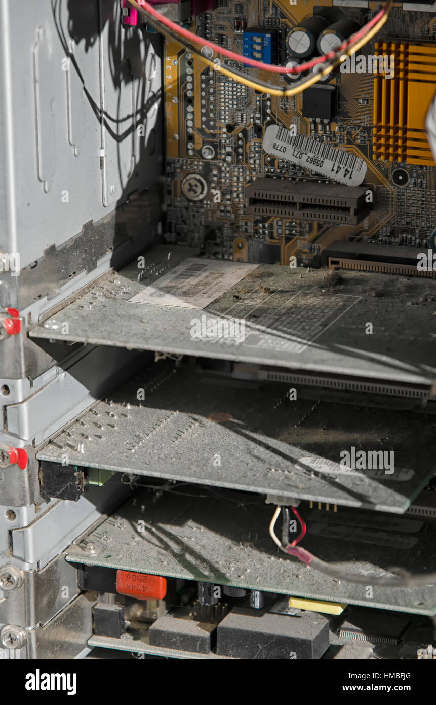 The components of a personal computer system hi-res stock photography ...