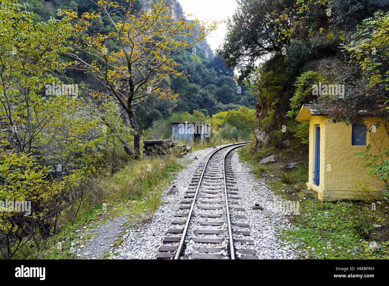 Diakopto kalavryta railway, greece hi-res stock photography and images ...