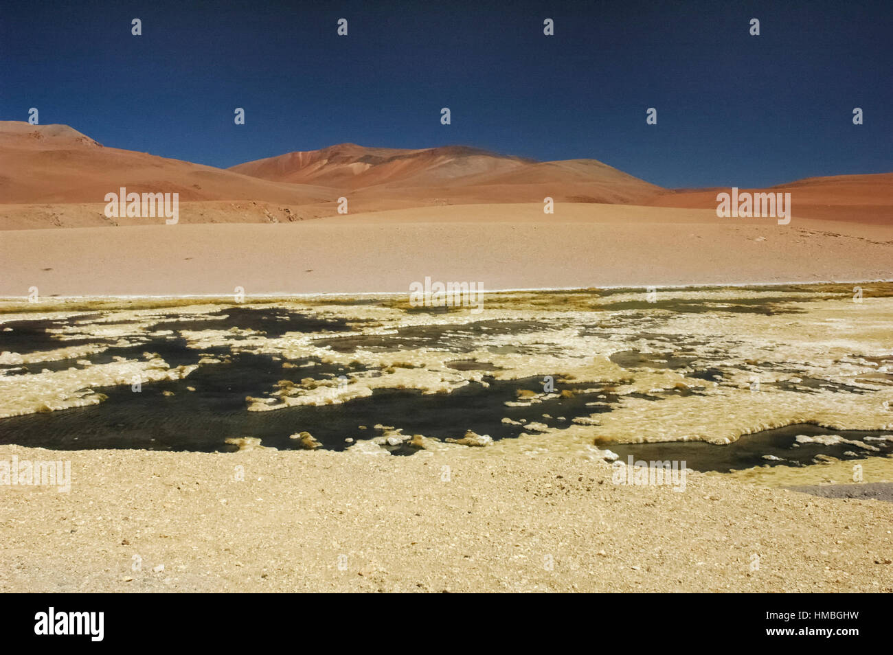 Splendid landscape in the desert of Atacama Stock Photo - Alamy