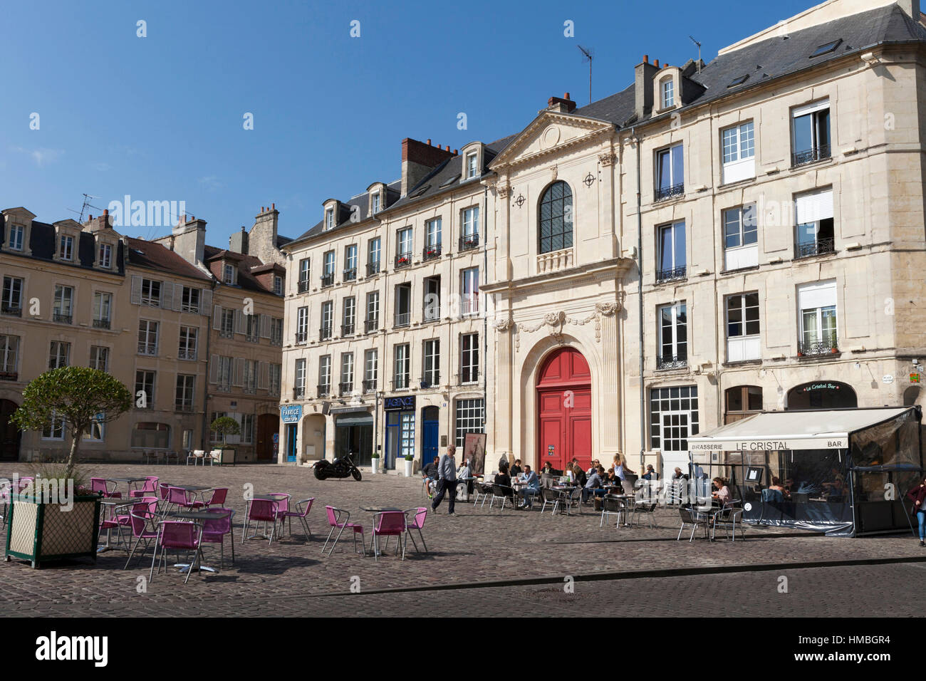 Caen (north-western France): square "place Saint-Sauveur Stock Photo ...