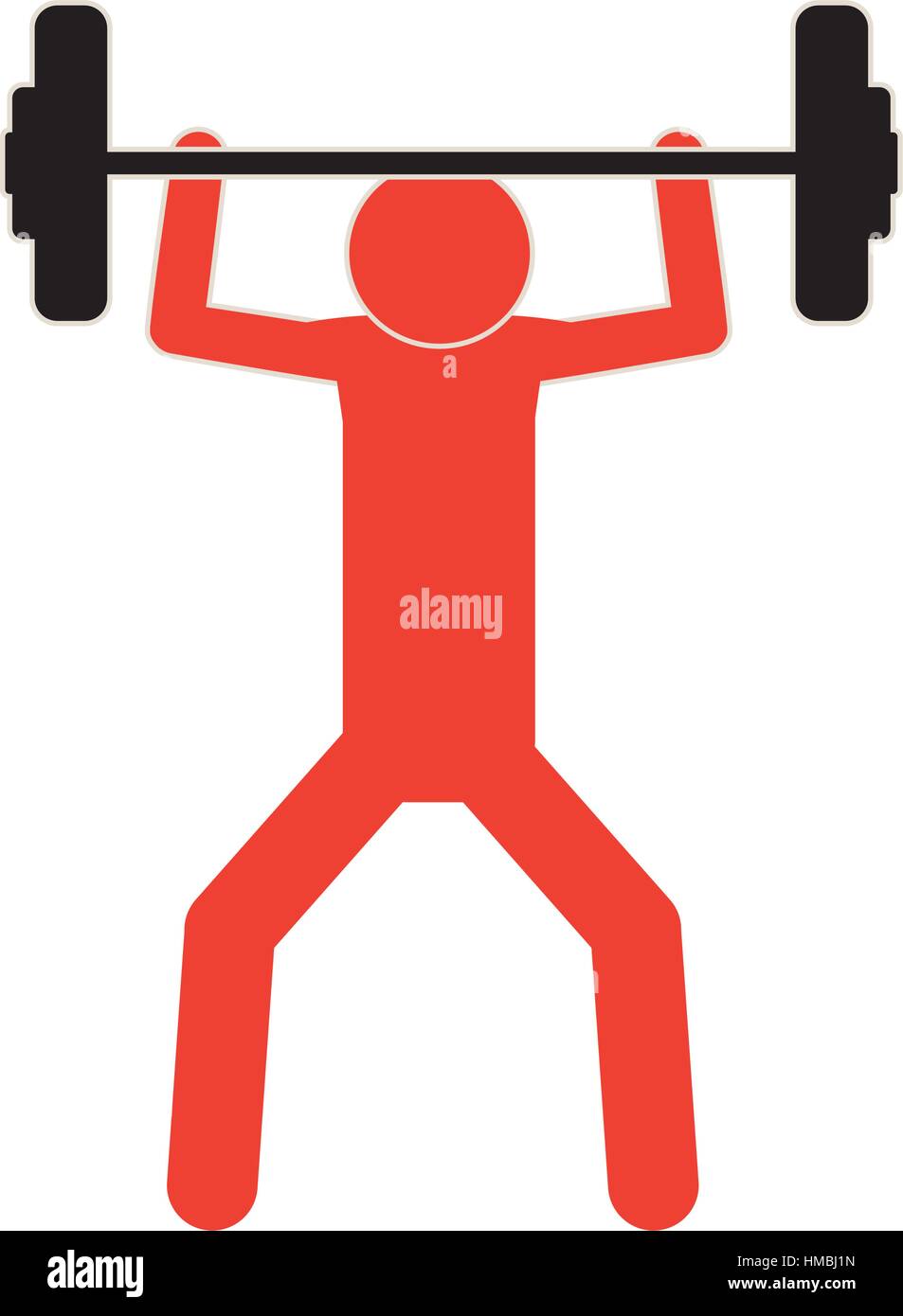 Man lifting legs gym Stock Vector Images - Alamy