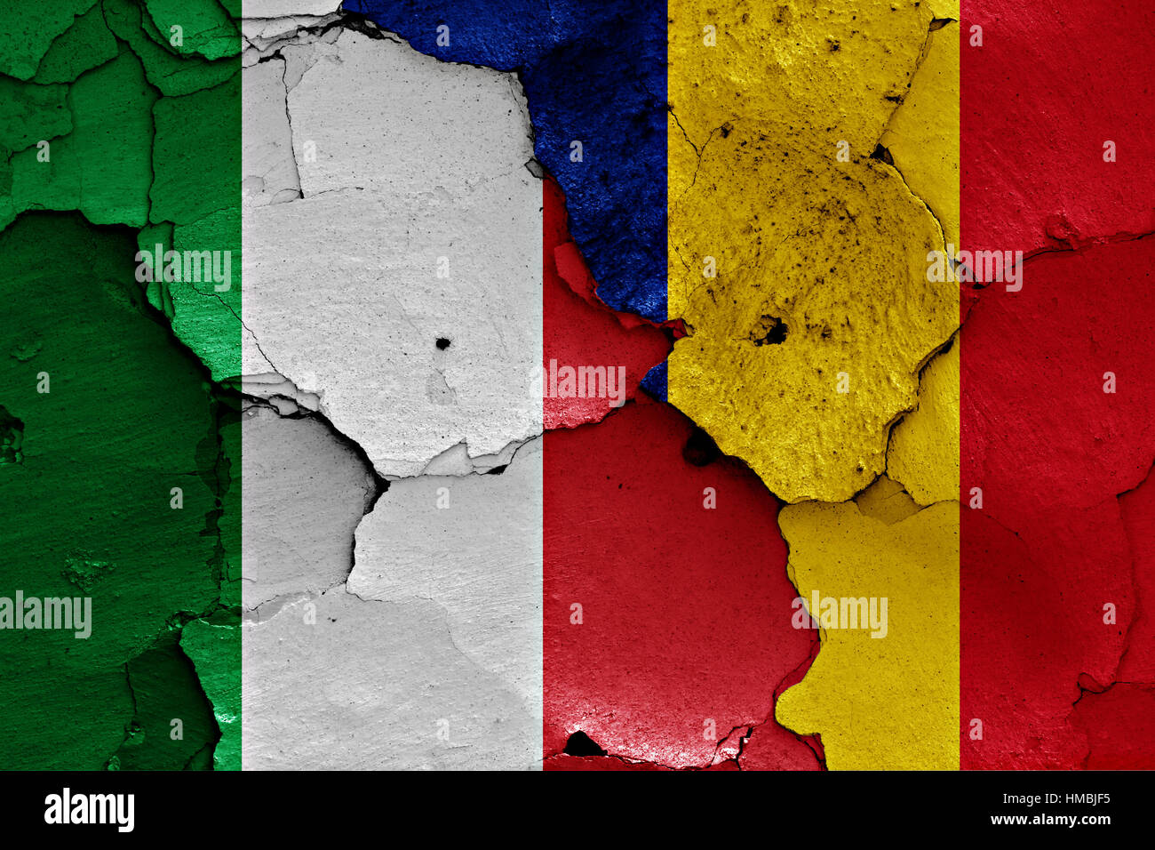 Romania italy flag hi-res stock photography and images - Alamy