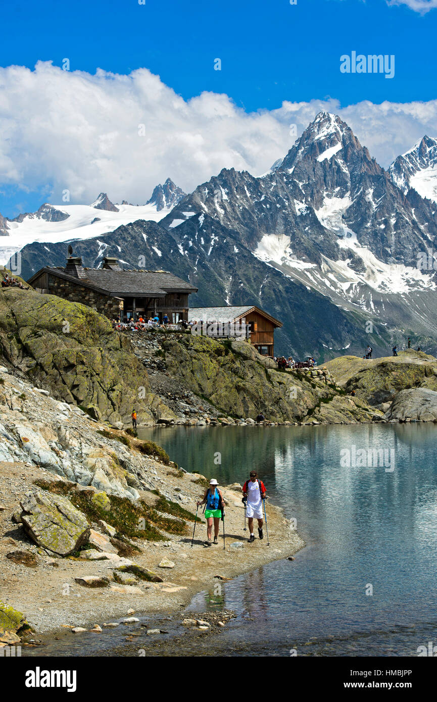 Lac blanc and aiguilles rouges hi-res stock photography and images - Alamy