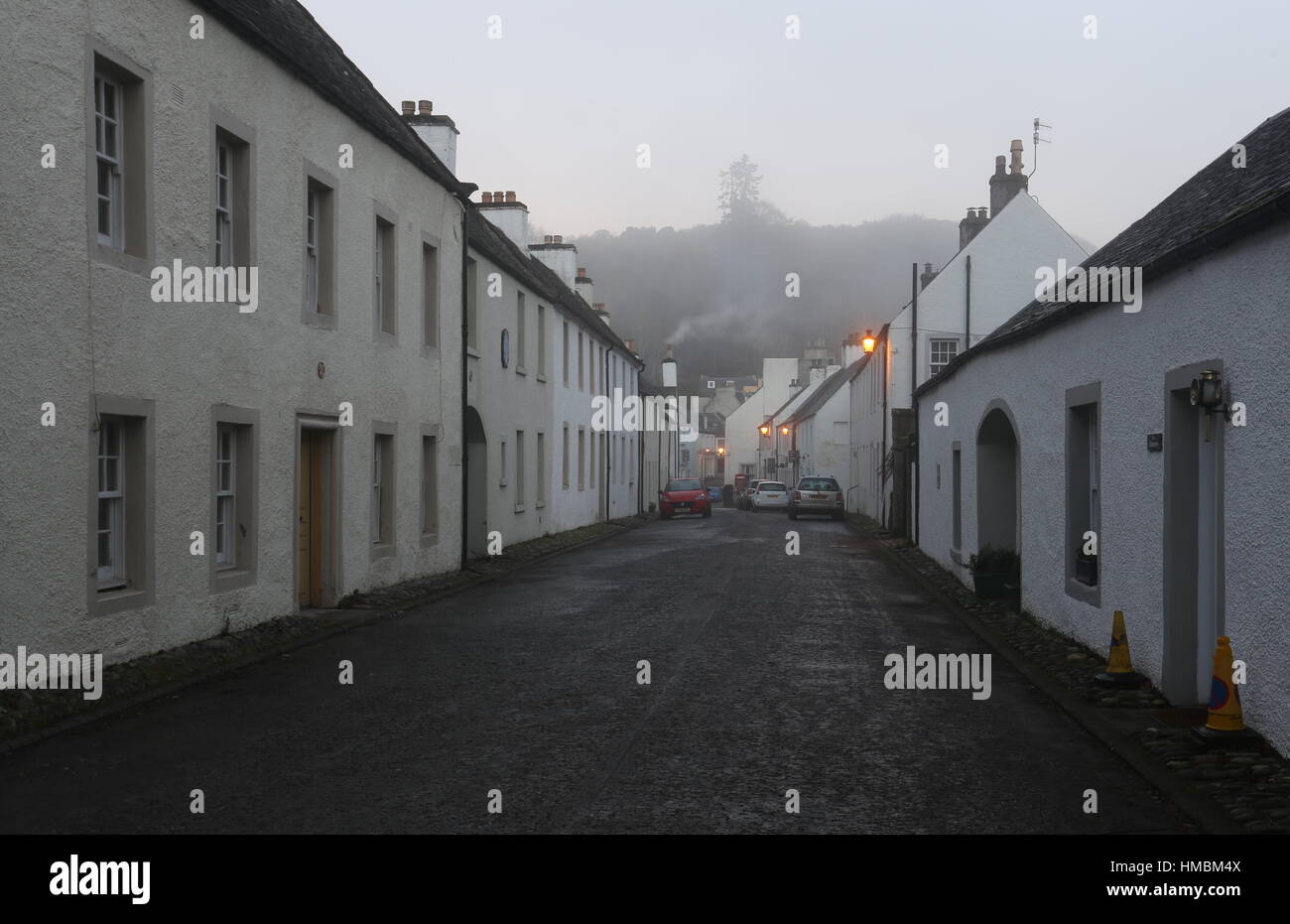 Dunkeld street scene Scotland March 2015 Stock Photo - Alamy